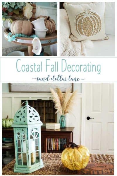 Simple Coastal Fall Decorating