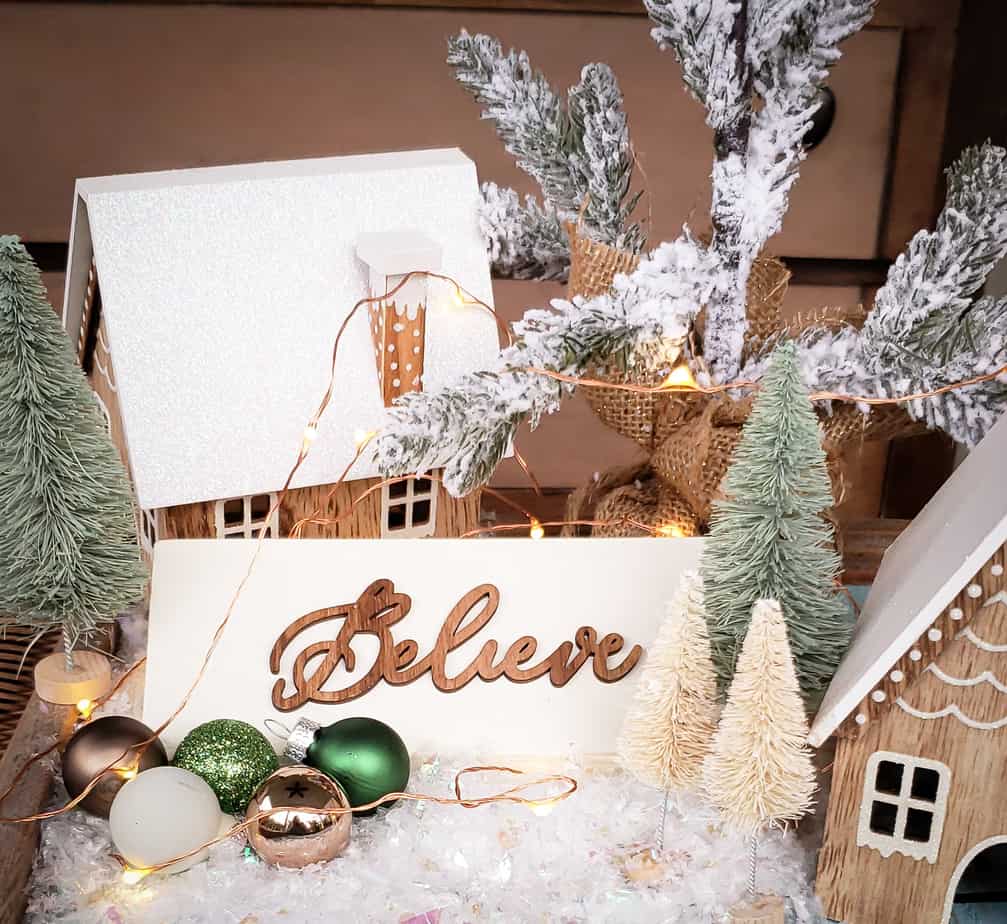 DIY Christmas Sign - an easy and fun holiday project